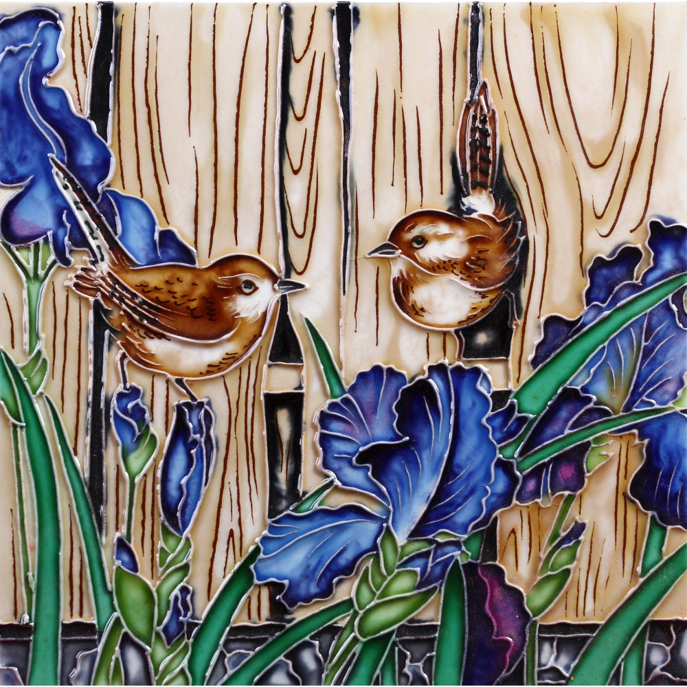 8"x8" Irish & Sparrows